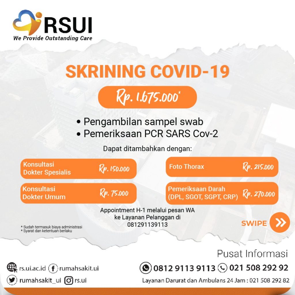 Promo Cek Lab 2020: Paket Skrining Covid-19 • Sikatabis.com