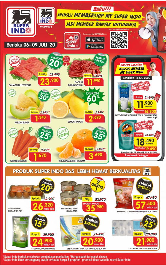 Promo Supermarket Juli 2020: Giant / Lotte / Carrefour • Sikatabis.com