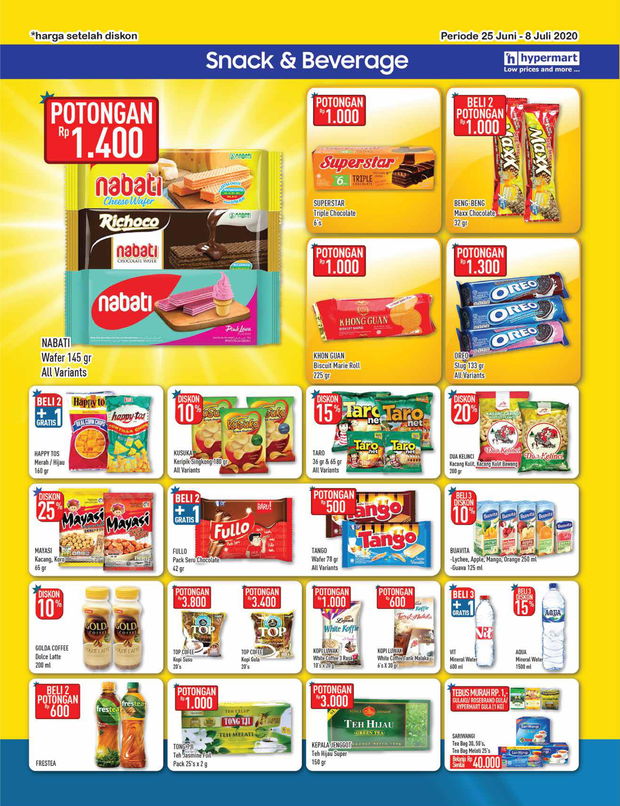 Promo Supermarket Juli 2020: Giant / Lotte / Carrefour • Sikatabis.com